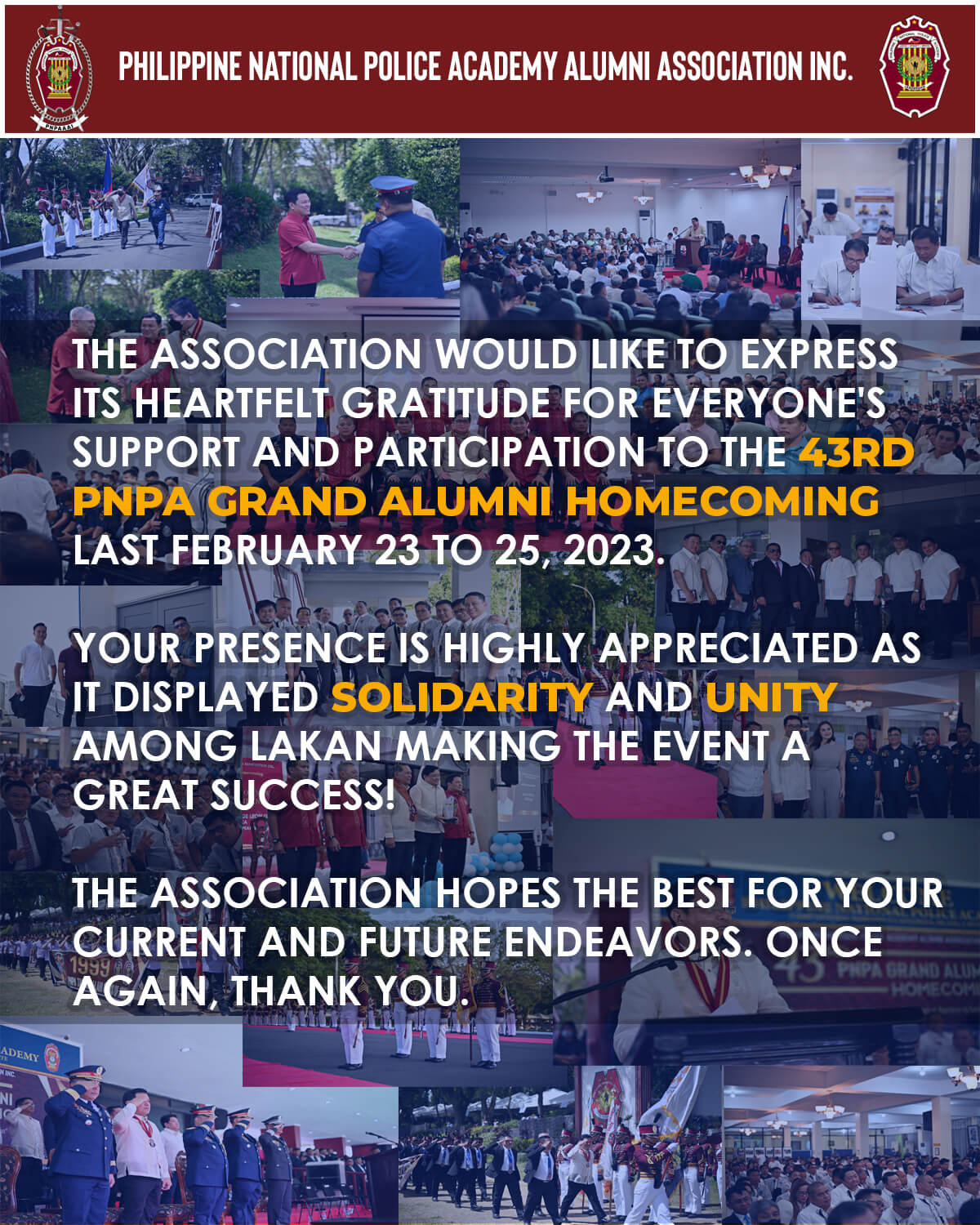 PNPAAAI Statement re PNPA 43rd Grand Alumni Home Coming - PNPAAAI ...